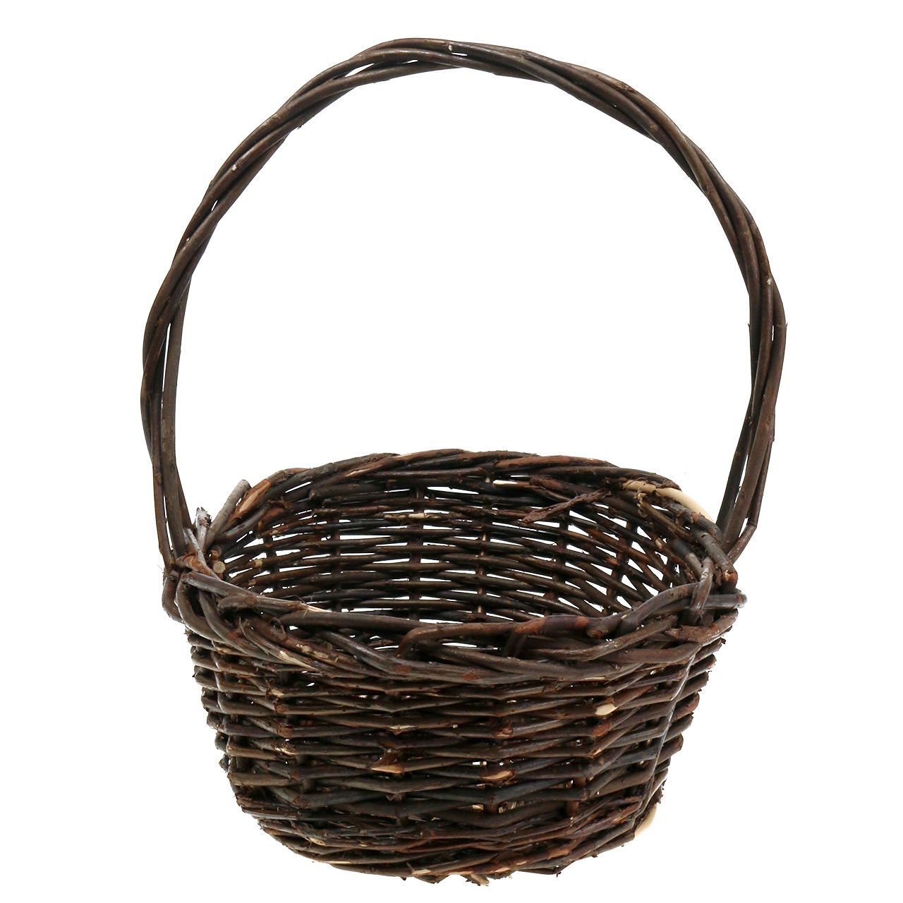 Floristik24.no Håndtakskurv piletre ovalt 28cm x 20cm