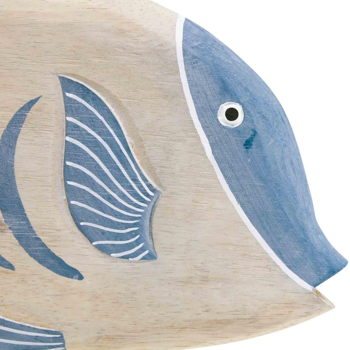 Floristik24.no Trefisk deco stor, deco fisk stående H30cm-42828-414