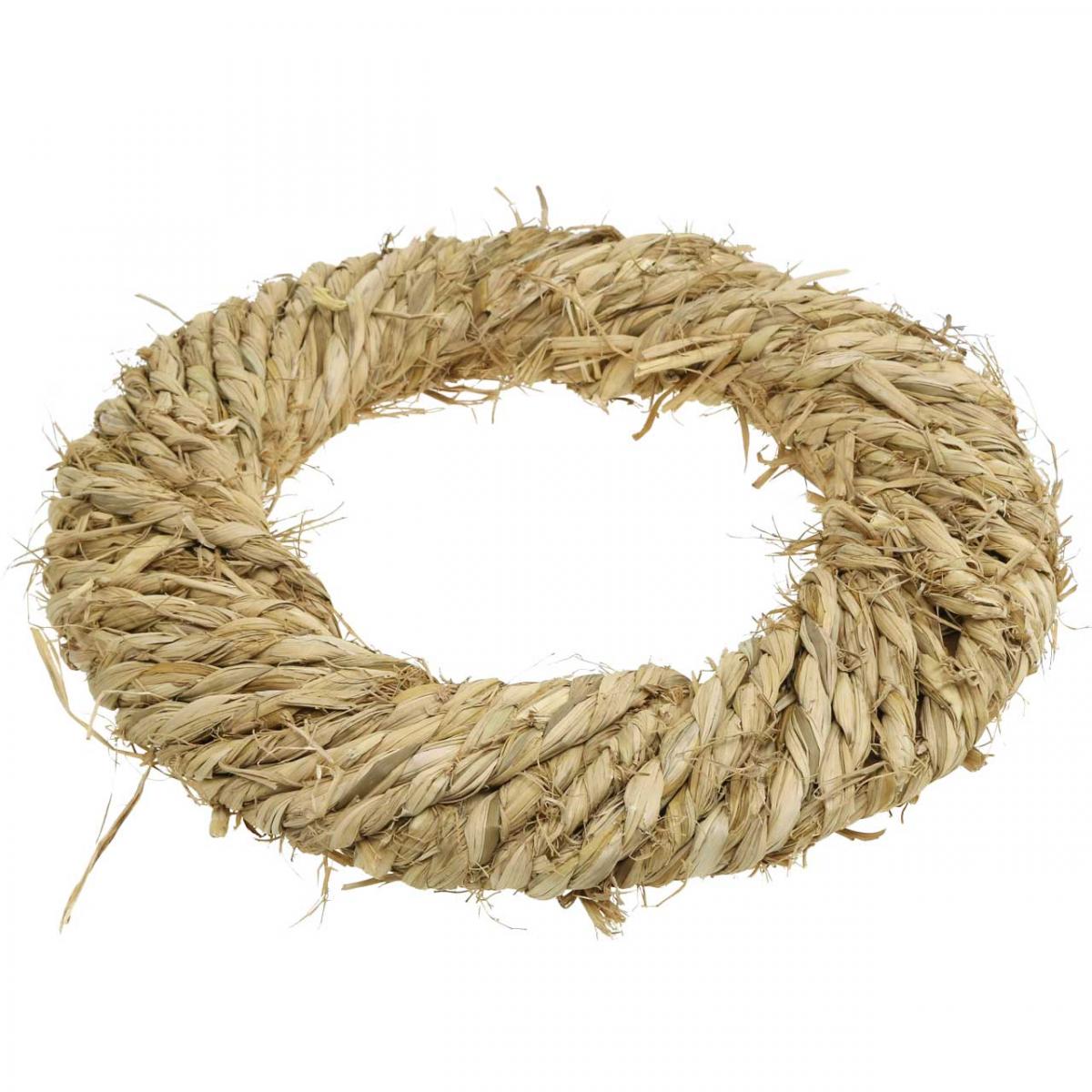 Floristik24.no Halmkrans flettet Ø30cm dekorativ krans naturlig ...