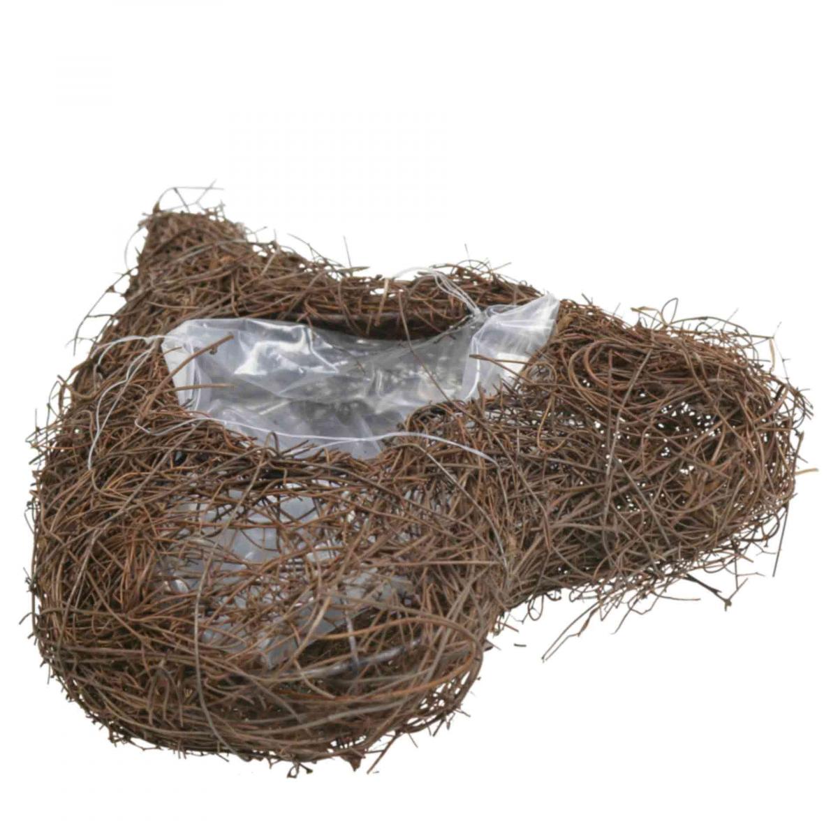 Floristik24.no Planteskål hjerte kirkegård, ranke hjerte for planting 21cm