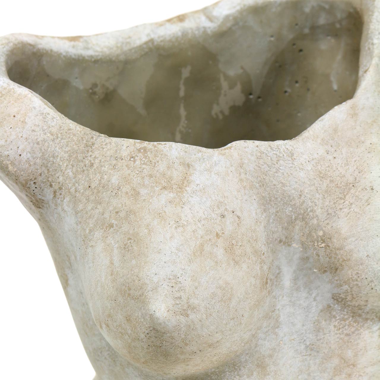 Floristik24.no Plantekrukke torso kvinne grå 19 × 13,5 cm H27cm-67592
